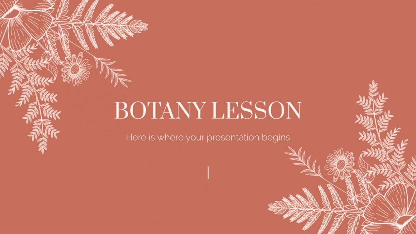Botany Lesson Google Slides Theme and PowerPoint Template