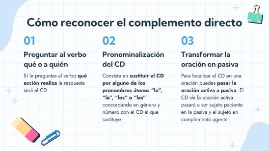 Presentación Complemento Directo