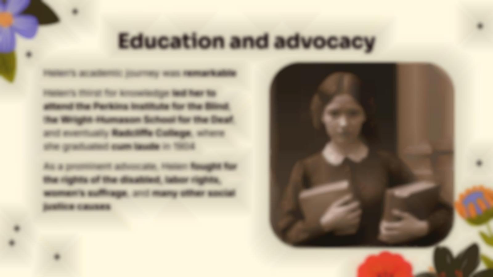 Helen Keller: A Remarkable Journey of Perseverance