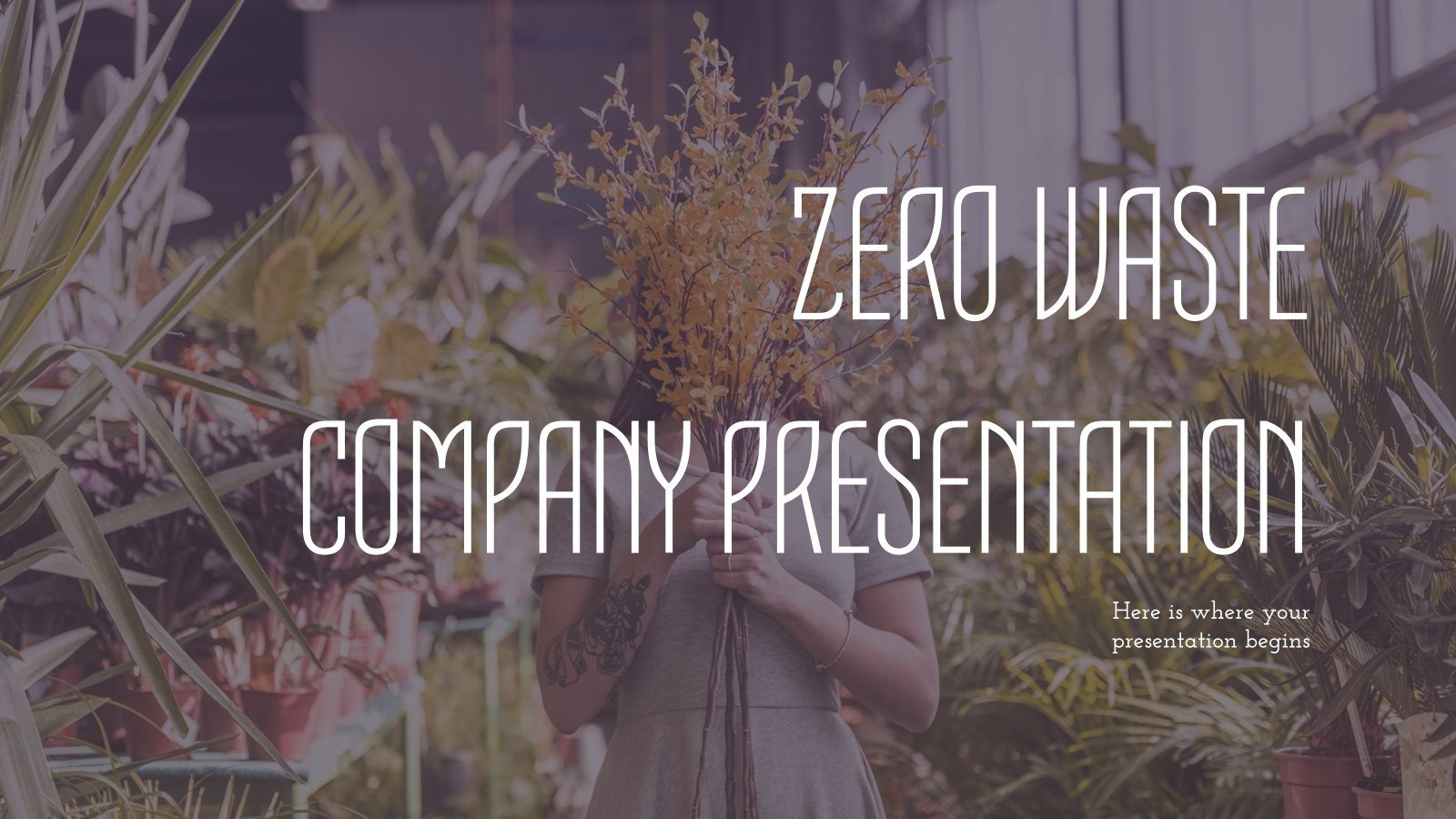 Desperdício zero | Temas gratis para Google Slides e PowerPoint