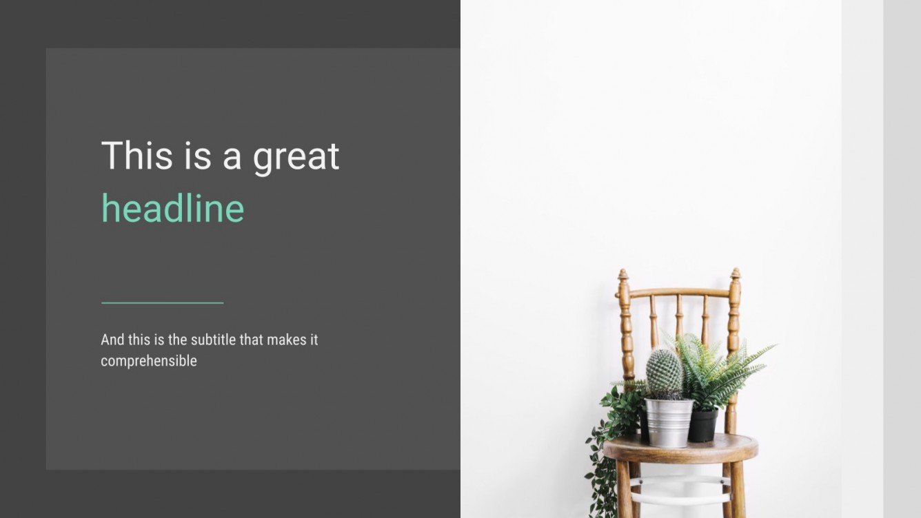 Green Botanical Google Slides and PowerPoint Template