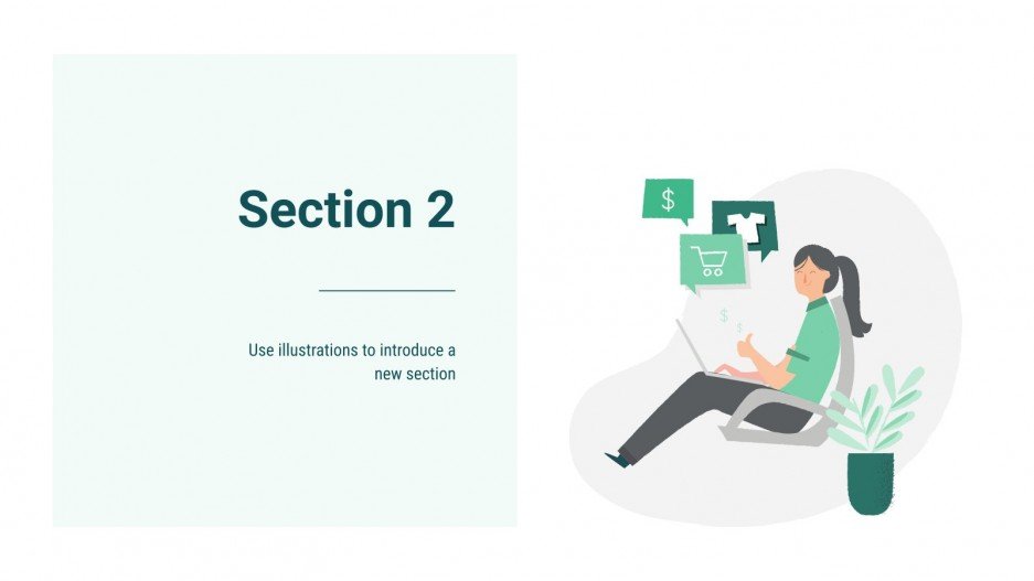 Green Botanical Google Slides and PowerPoint Template