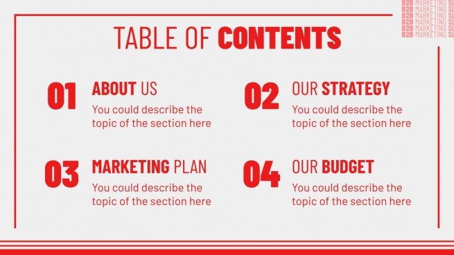 B2B Marketing Slides | Google Slides and PowerPoint template