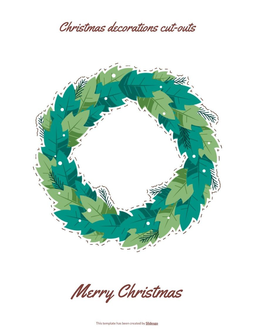 Christmas Decorations Cut-outs Presentation