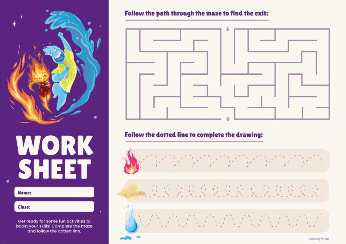 Elemental Maze Worksheet Presentation