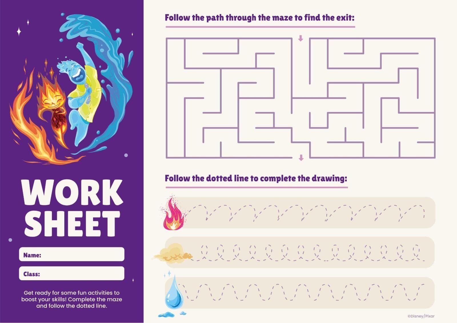 Elemental Maze Worksheet Presentation