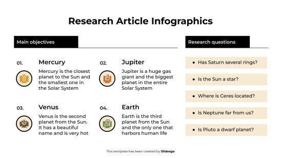 Research Article Infographics Template