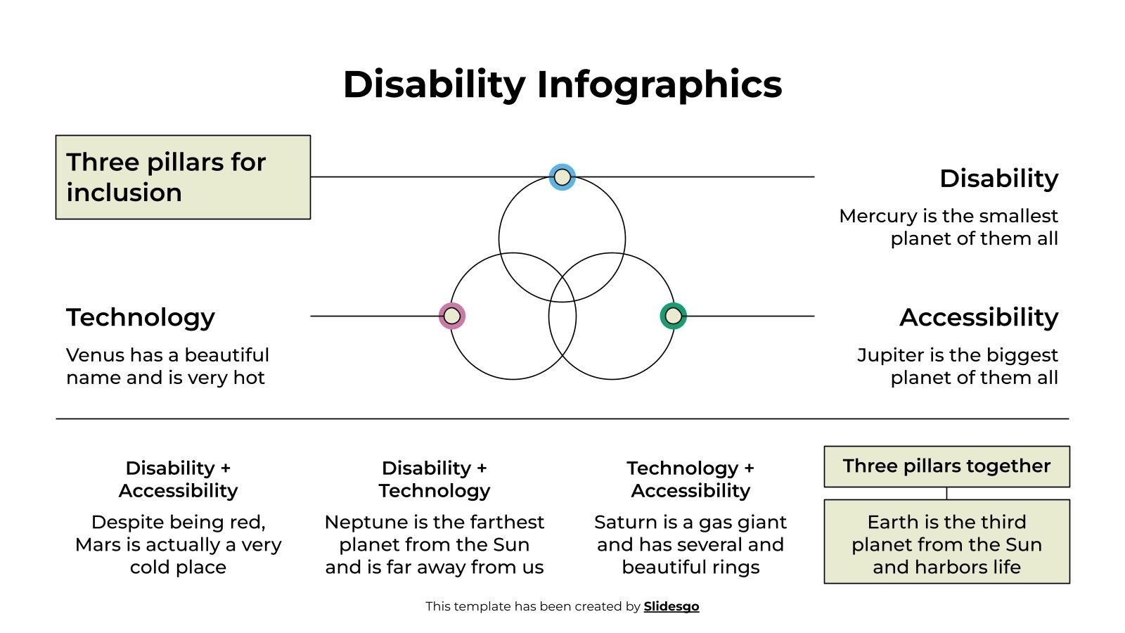 Disability Infographics Template