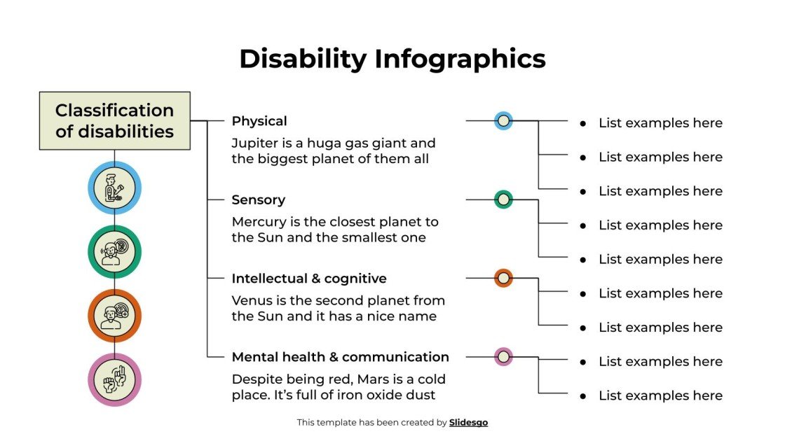 Disability Infographics Template