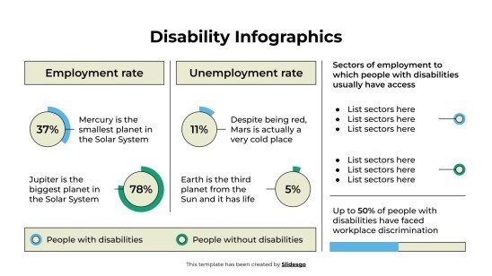 Disability Infographics Template