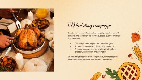 Thanksgiving Dinner Campaign for Restaurants Presentation