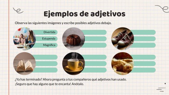 Presentación Mi libro de adjetivos
