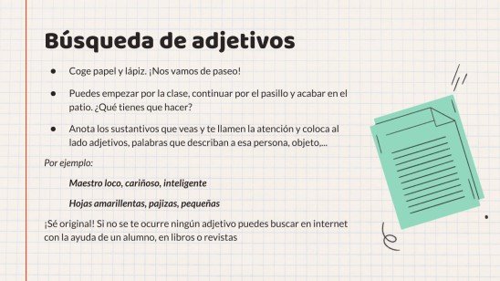 Presentación Mi libro de adjetivos