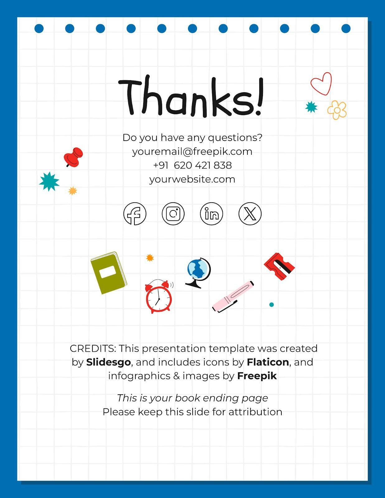 Classroom Newsletter (Monthly / Weekly) Handout Template