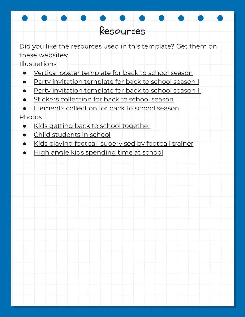 Classroom Newsletter (Monthly / Weekly) Handout Template