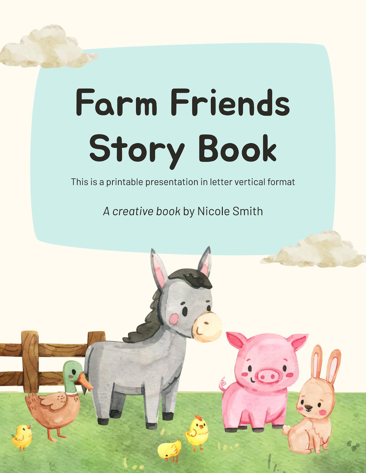 Farm Friends Story Book Presentation