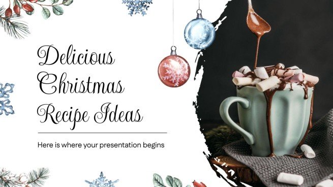 Delicious Christmas Recipe Ideas Presentation