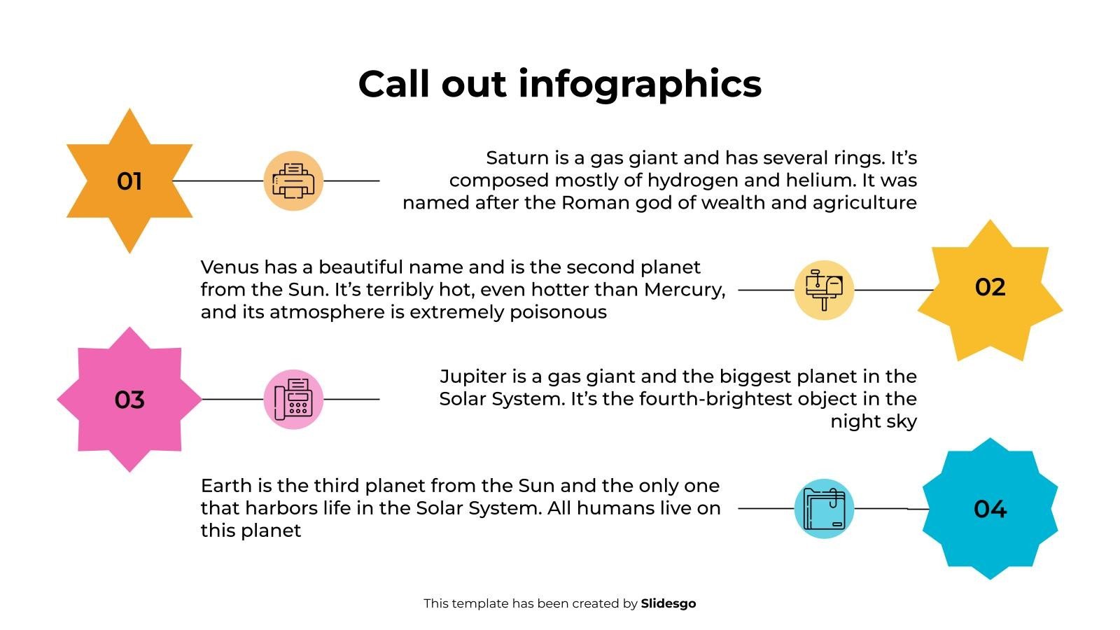 Call Out Infographics Template