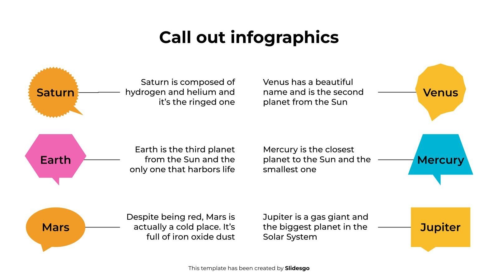 Call Out Infographics Template