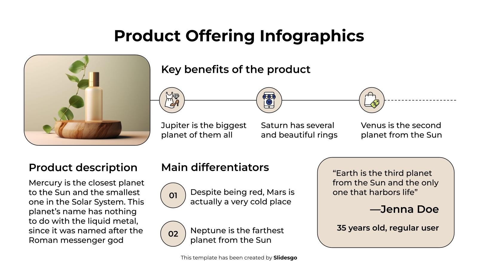 Product Offering Infographics Presentation