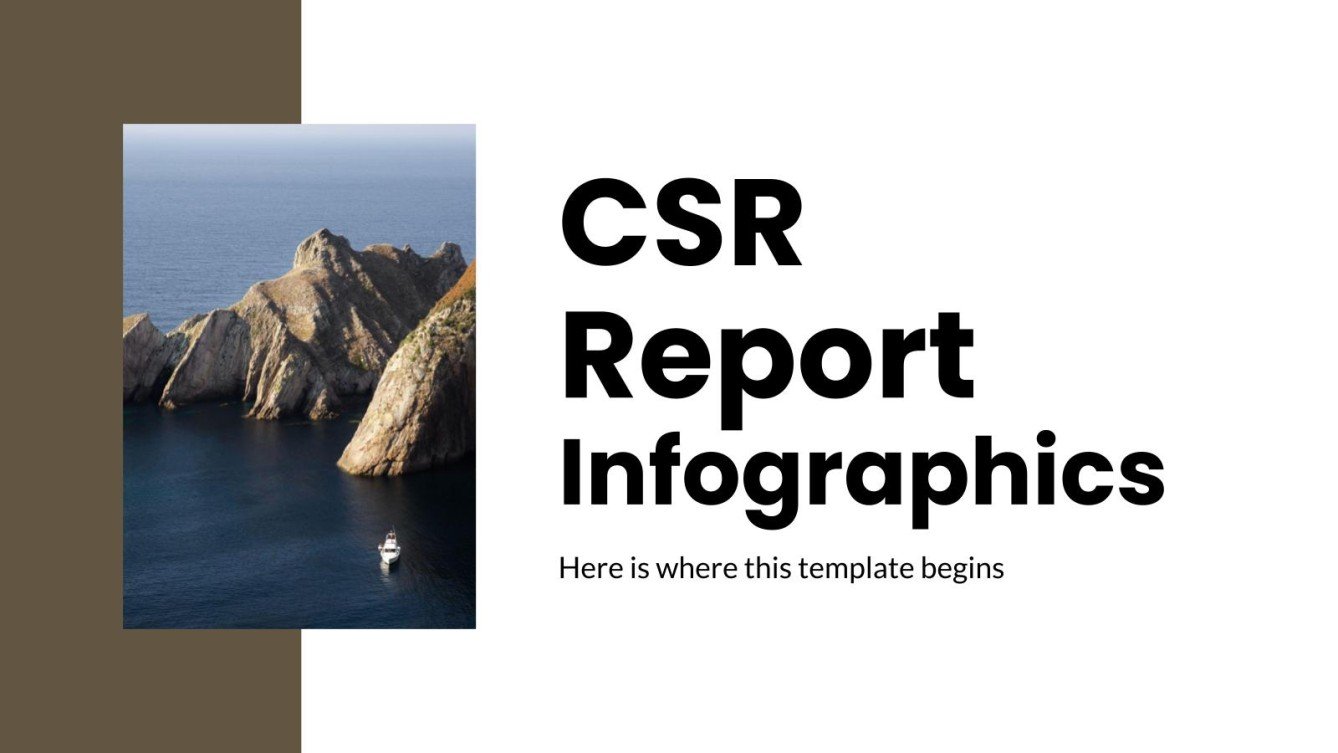 CSR Report Infographics Presentation