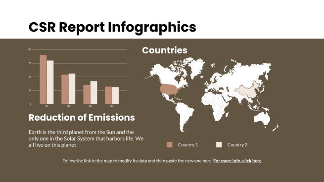 CSR Report Infographics Presentation