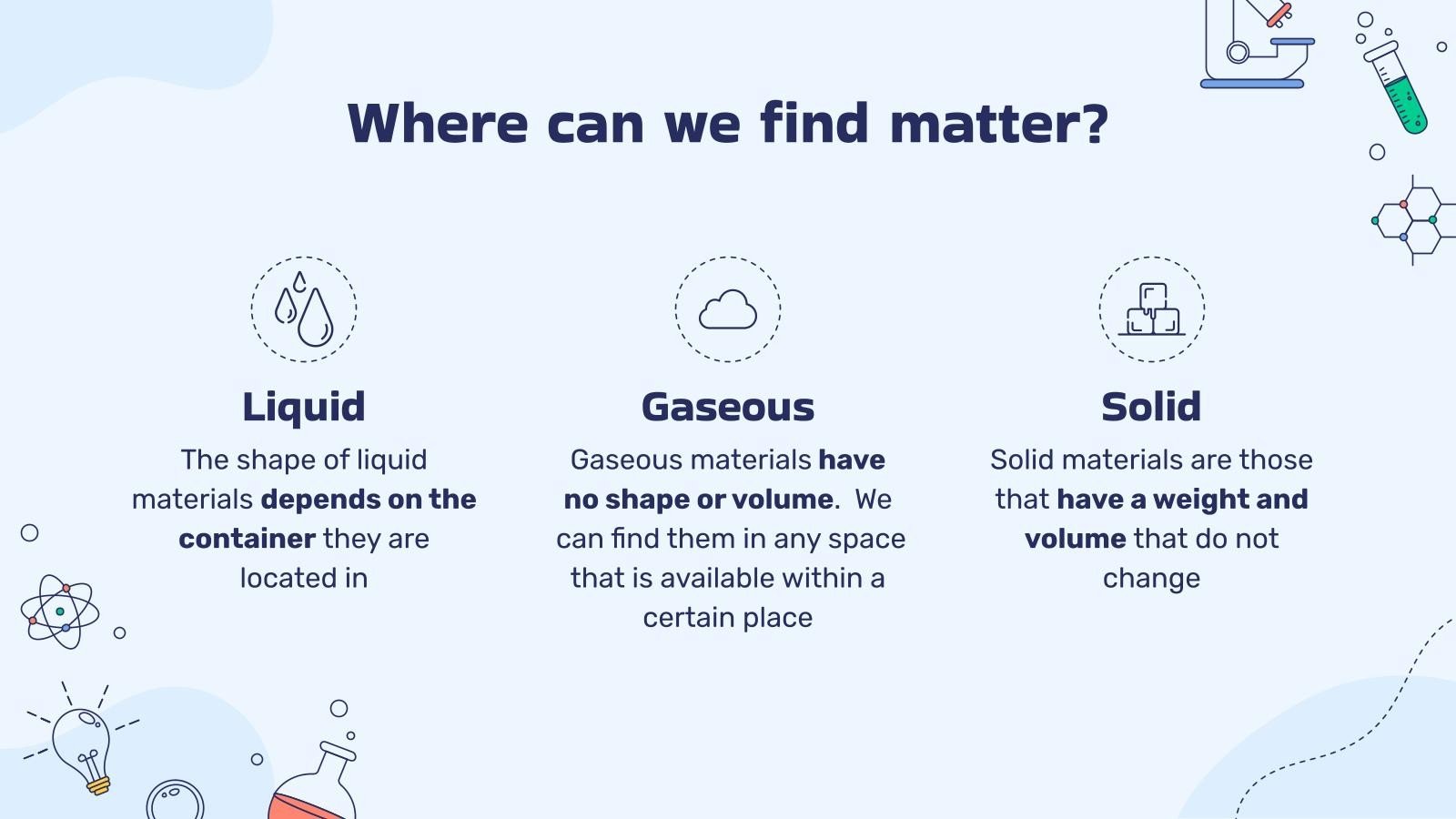 What Are the Properties of Matter? Presentation