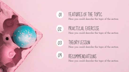 Taller de huevos de Pascua | Tema de Google Slides y PowerPoint