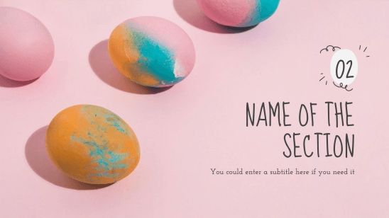 Taller de huevos de Pascua | Tema de Google Slides y PowerPoint