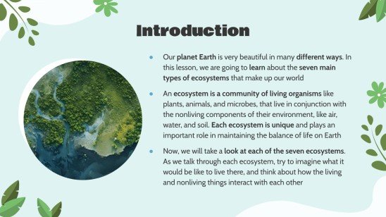 Exploring Ecosystems Presentation