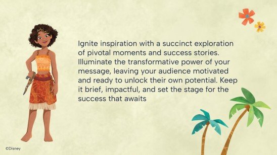 Moana 2 Presentation