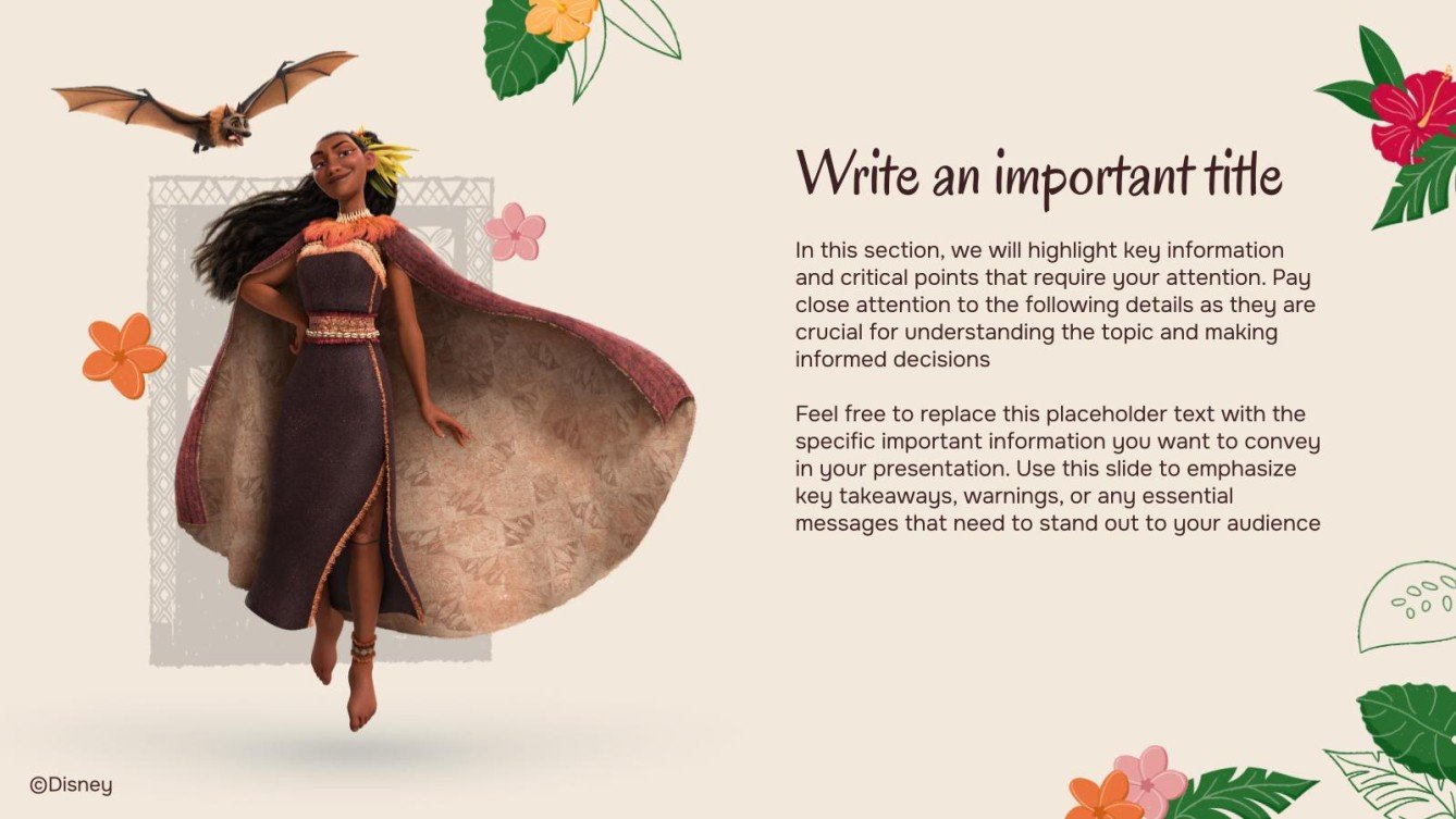 Moana 2 Presentation