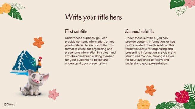 Moana 2 Presentation