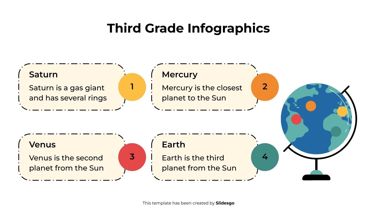 Third Grade Infographics Template