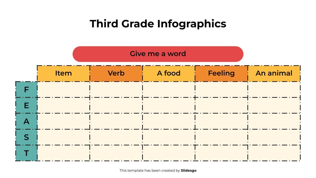 Third Grade Infographics Template