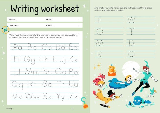Peter Pan Vocabulary Worksheet Presentation