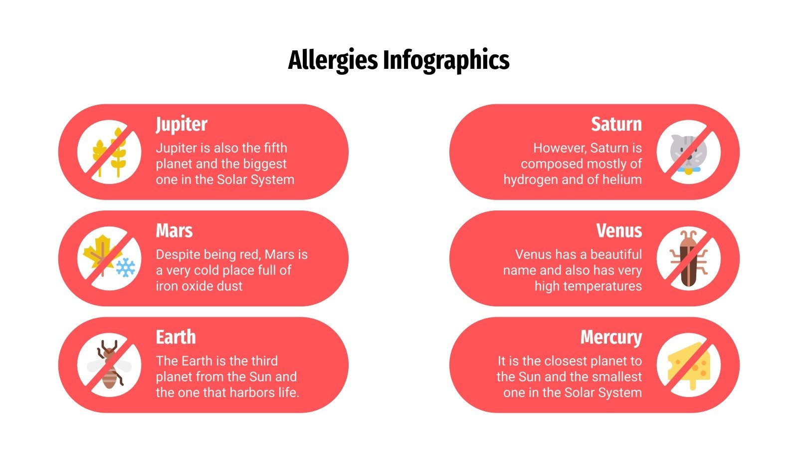 Allergies Infographics | Google Slides & PowerPoint Template