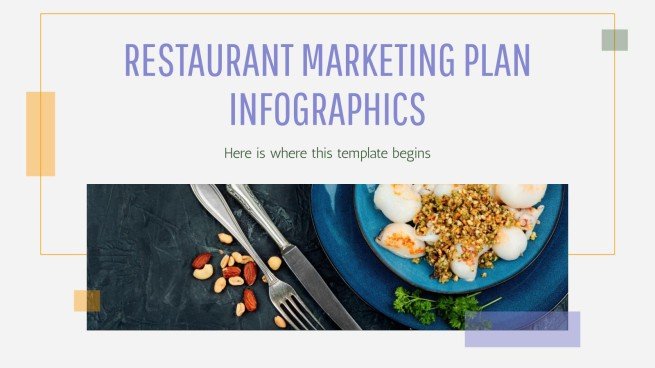 Restaurant Marketing Plan Infographics Template