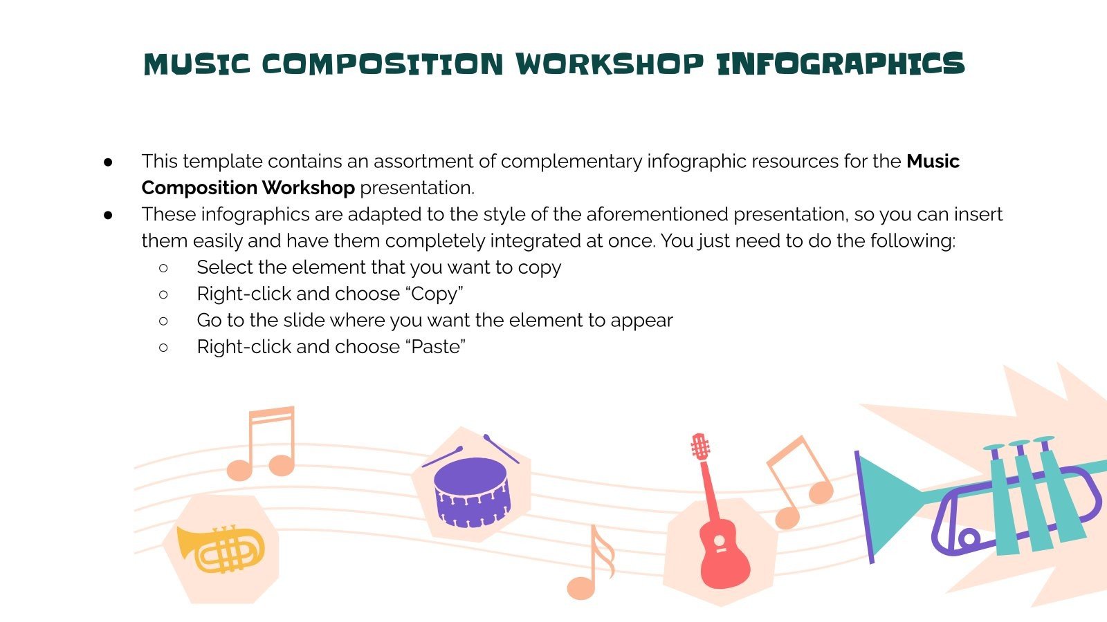 Music Composition Workshop Infographics | Google Slides & PPT