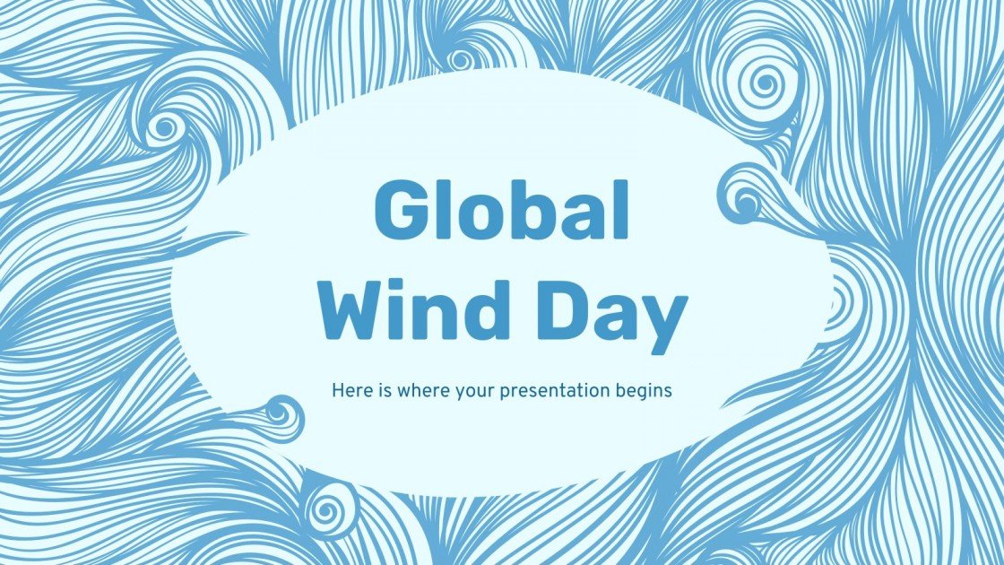 Global Wind Day | Template for Google Slides and PowerPoint