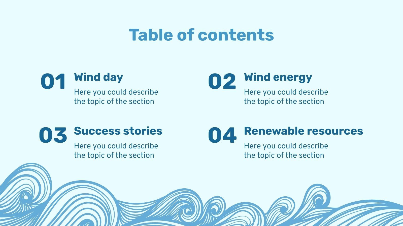 Global Wind Day | Template for Google Slides and PowerPoint