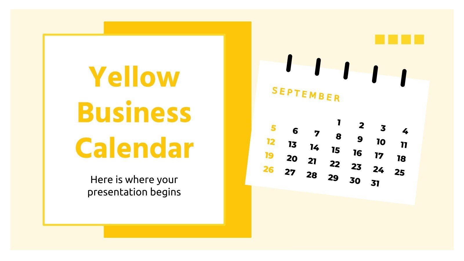 Free Yellow Google Slide themes and PowerPoint templates