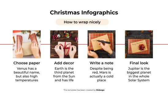 Christmas Infographics Template