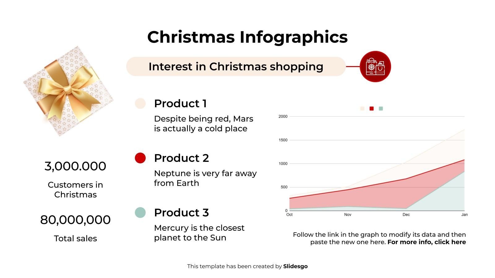Christmas Infographics Template