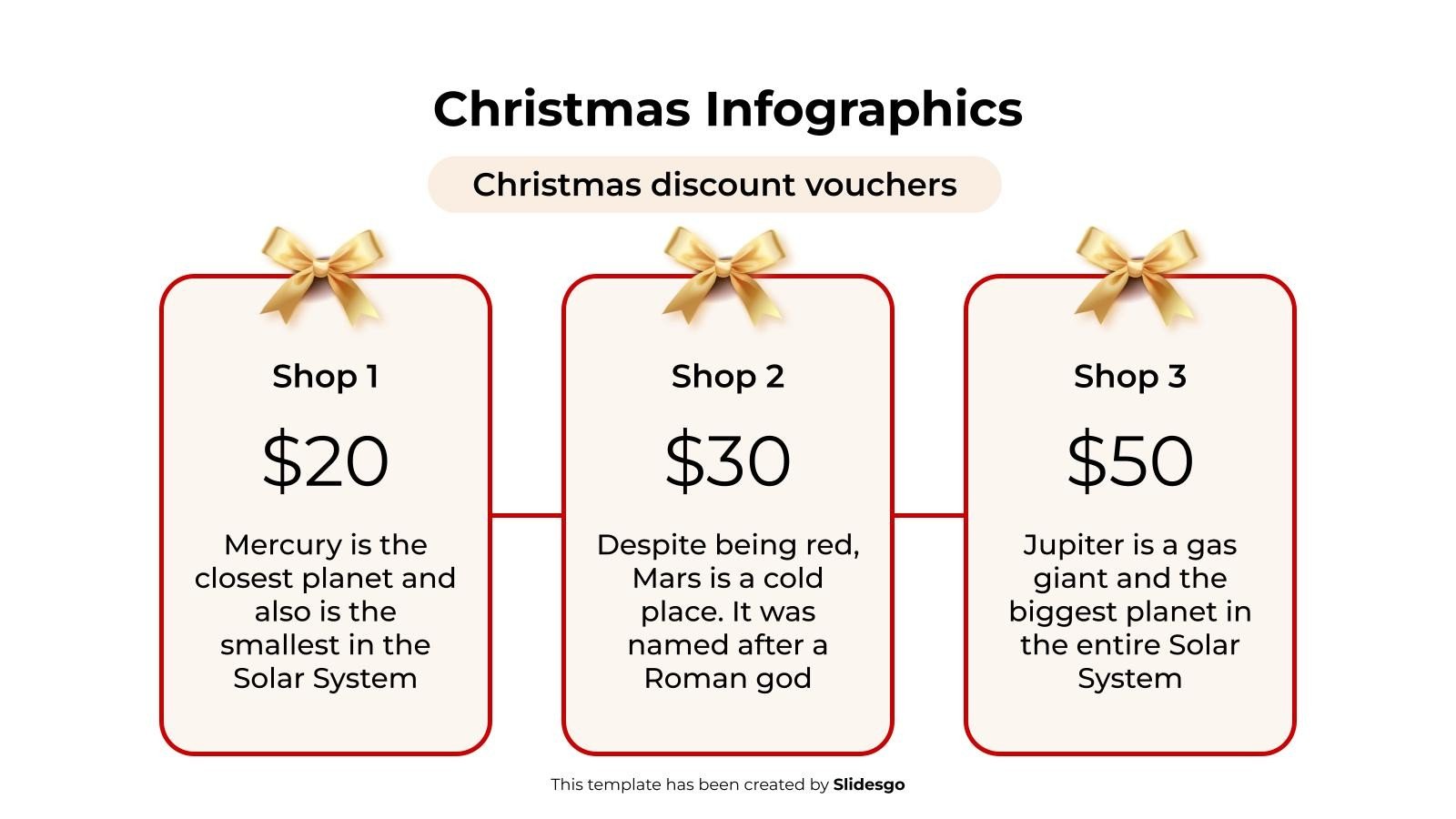 Christmas Infographics Template