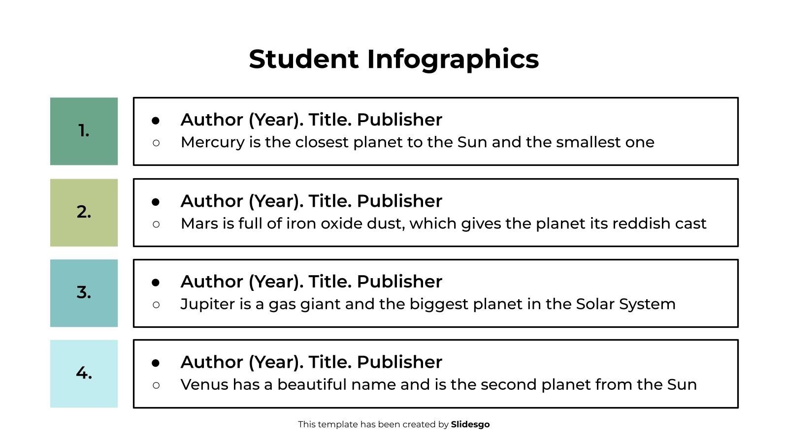 Student Infographics Template