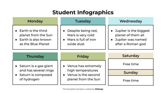 Student Infographics Template