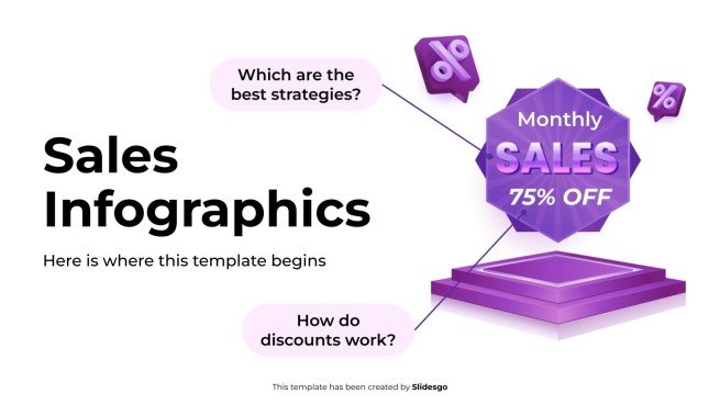 Sales Infographics Template