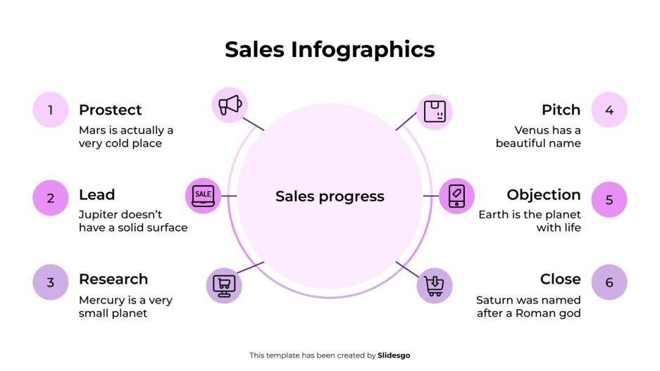 Sales Infographics Template