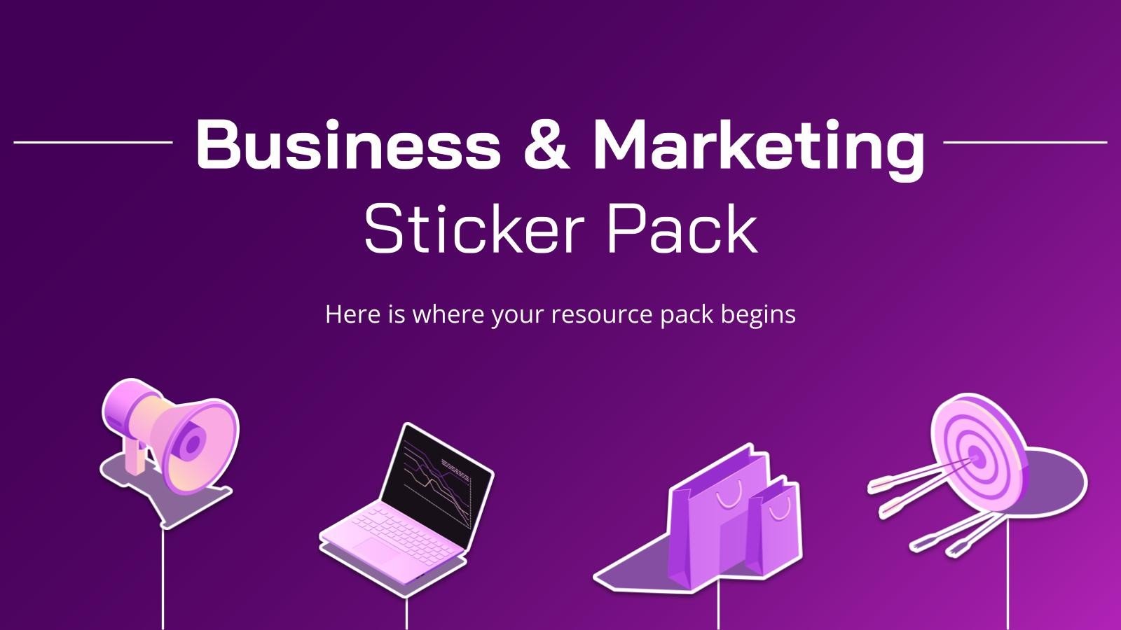 Free Sticker Pack Google Slides and Powerpoint templates